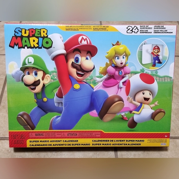 Mattel | Toys | Nintendo Super Mario Popup Environment Advent Calendar ...